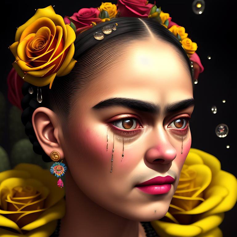 My Frida Digital by Nancy Smith | Saatchi Art