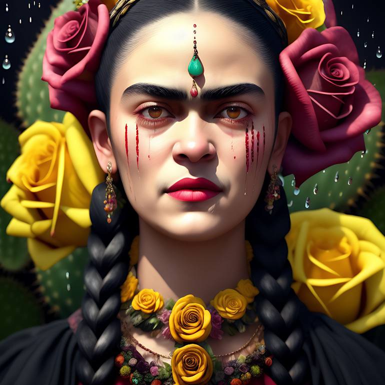 My Frida Digital by Nancy Smith | Saatchi Art