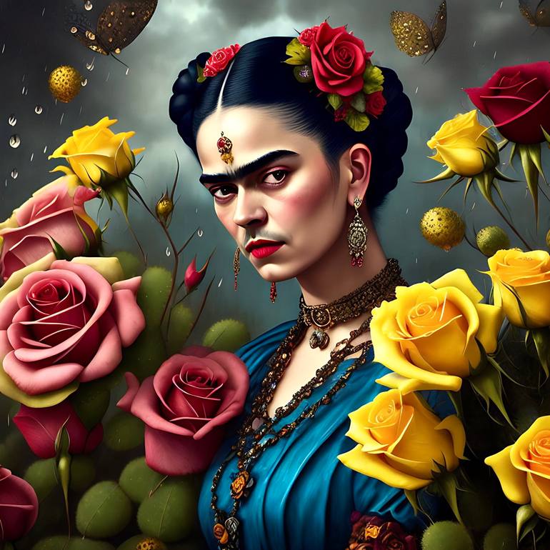 My Frida Digital by Nancy Smith | Saatchi Art