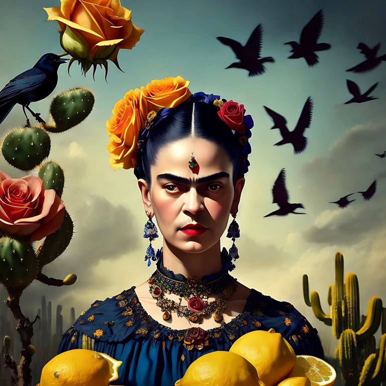 My Frida Digital by Nancy Smith | Saatchi Art