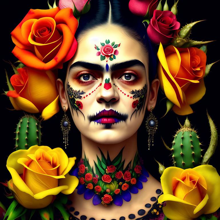 My Frida Digital by Nancy Smith | Saatchi Art
