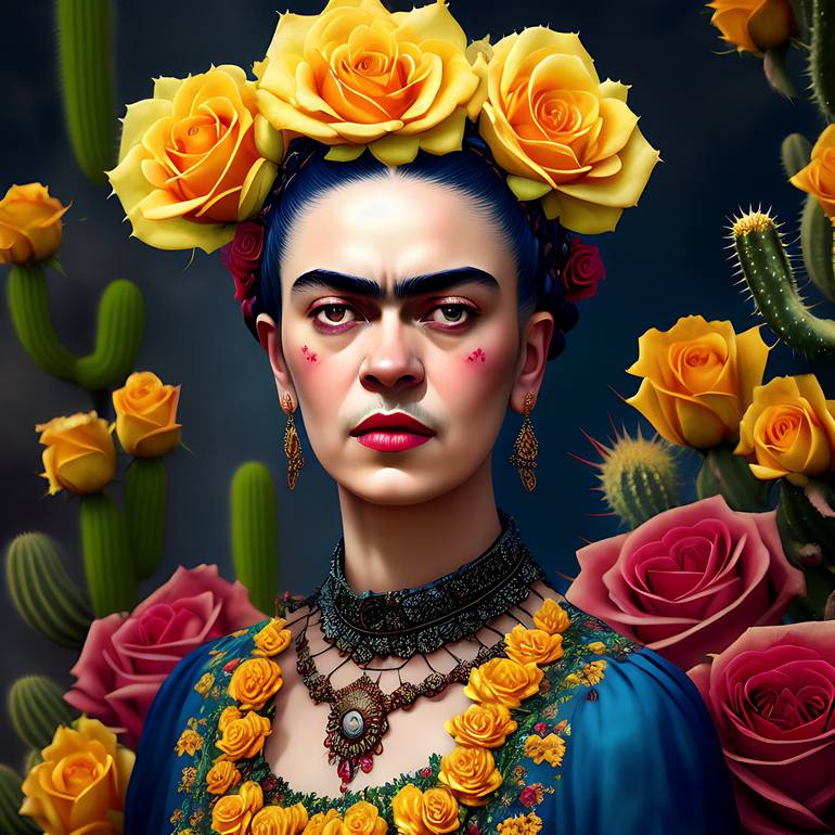 My Frida Digital by Nancy Smith | Saatchi Art