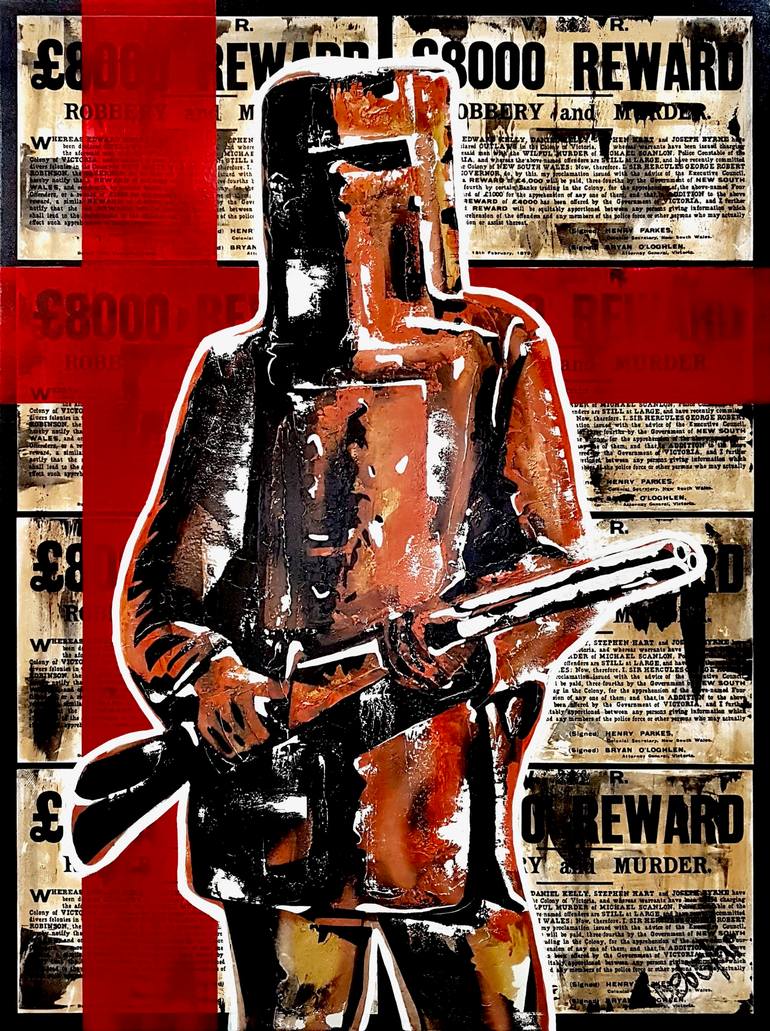Ned Kelly Painting by DEBORAH LANG | Saatchi Art