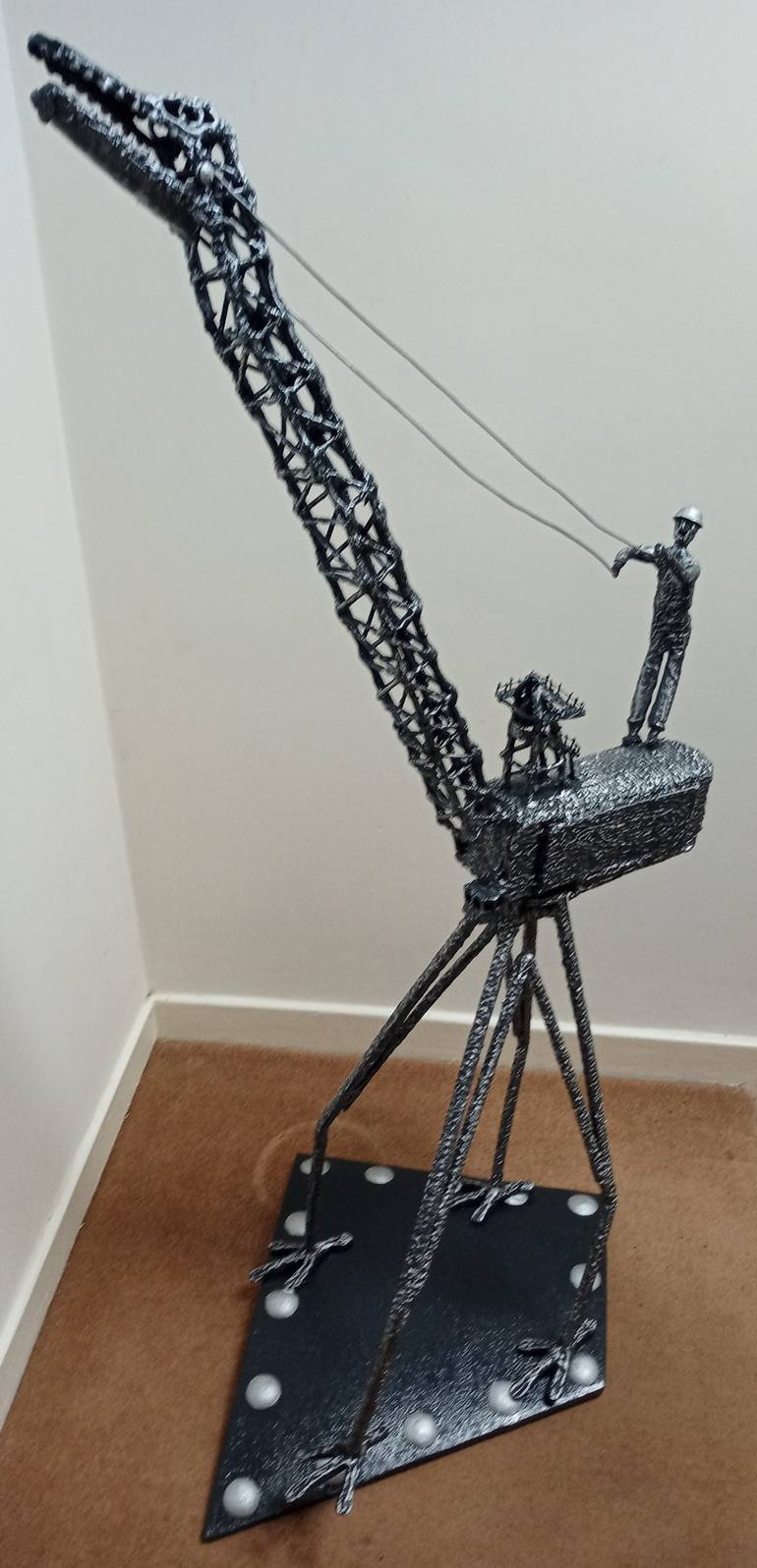 CLYDE SHIPYARD CRANE Sculpture by Alan Pringle | Saatchi Art