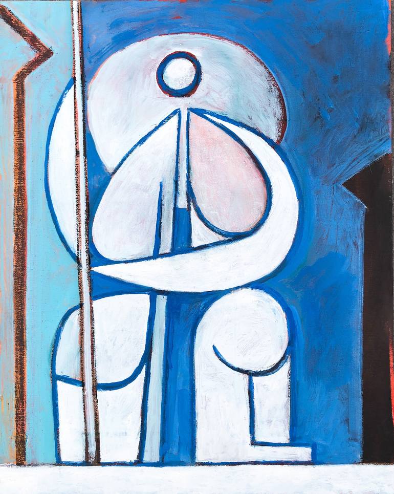 Sentinel (Primary) Painting by Craig Stover | Saatchi Art