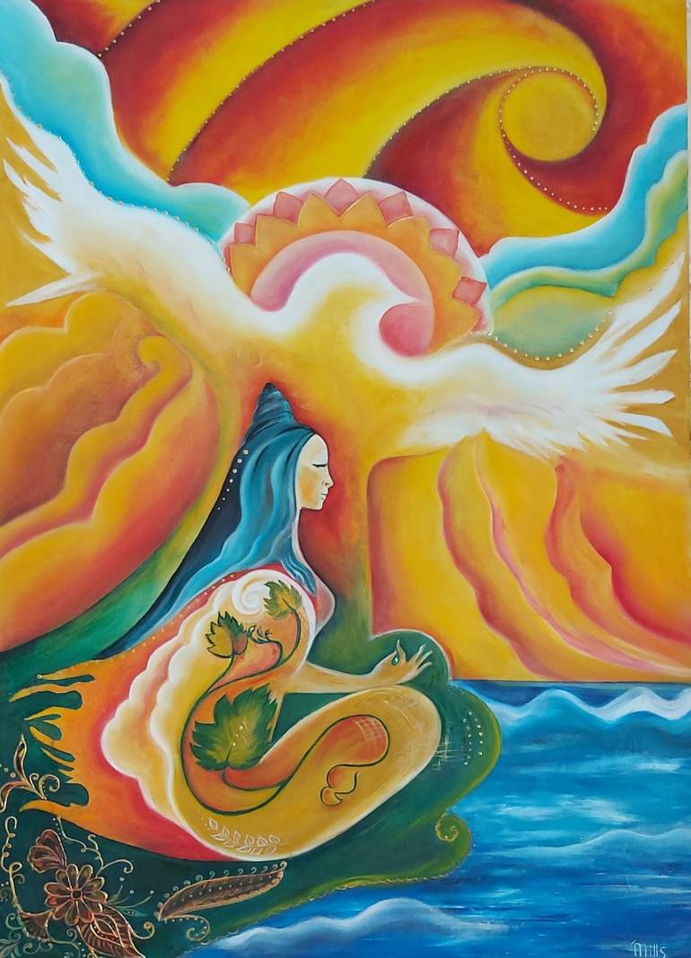 Symphony of Transformation. Metaphysical Painting Painting by Tania ...