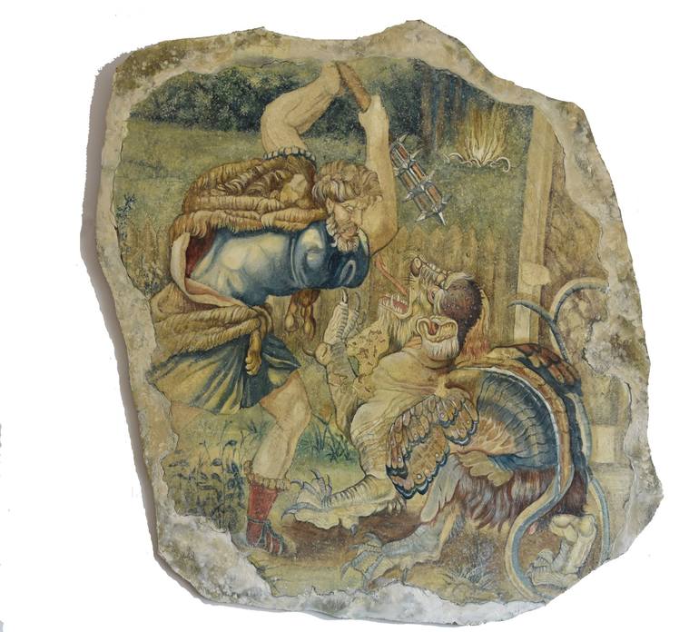 Herkules Painting by Mural Manufactory | Saatchi Art