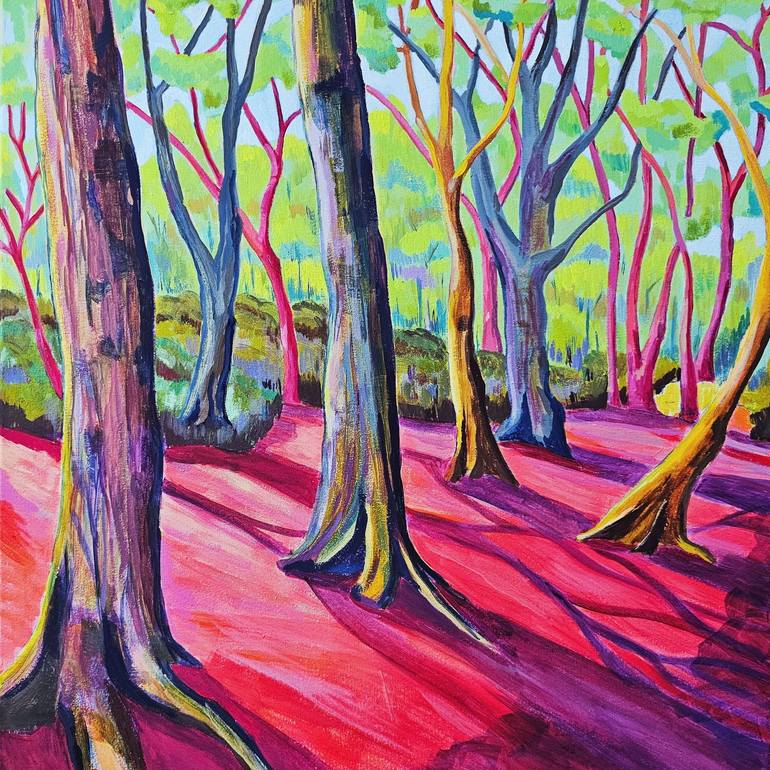 By the Lake Painting by Robert Berry | Saatchi Art