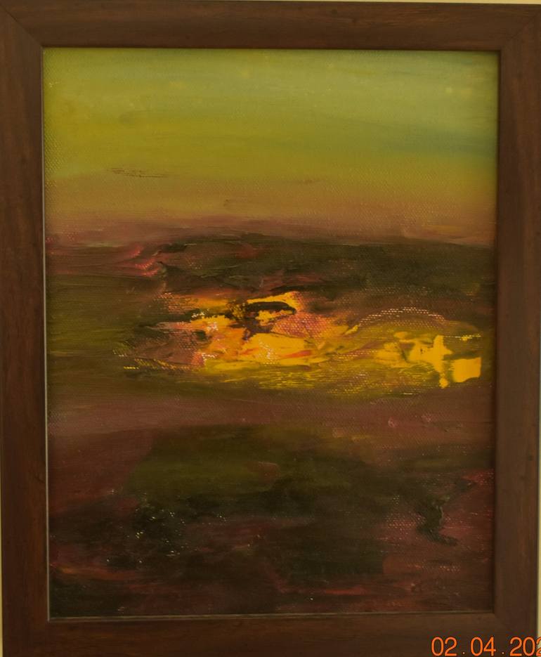 Red Desert Painting by Mitul Harihar | Saatchi Art