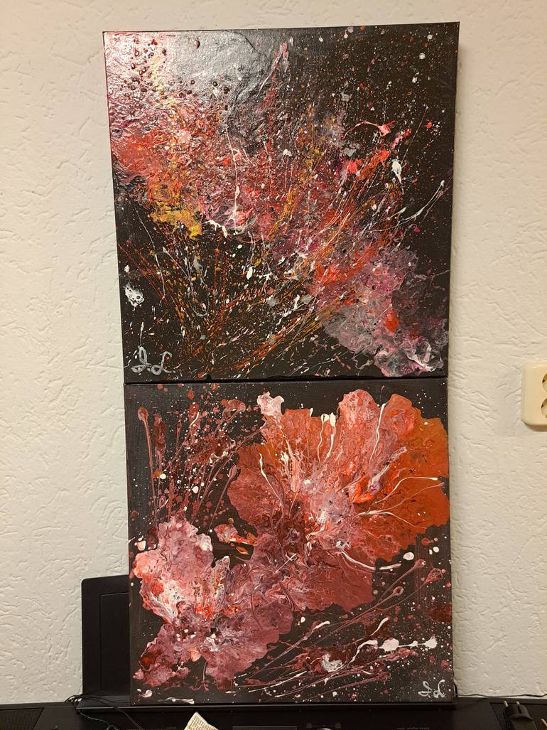 Anjer Splash Painting by Inessa Luijten-Cherniy | Saatchi Art