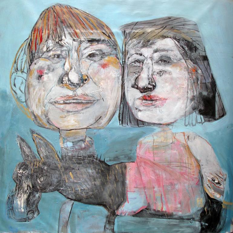 El pueblo que nunca tuve III Painting by Eulogia Merle | Saatchi Art
