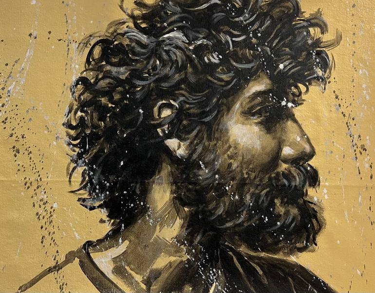 Thinker Painting by Ahmad Kasher | Saatchi Art