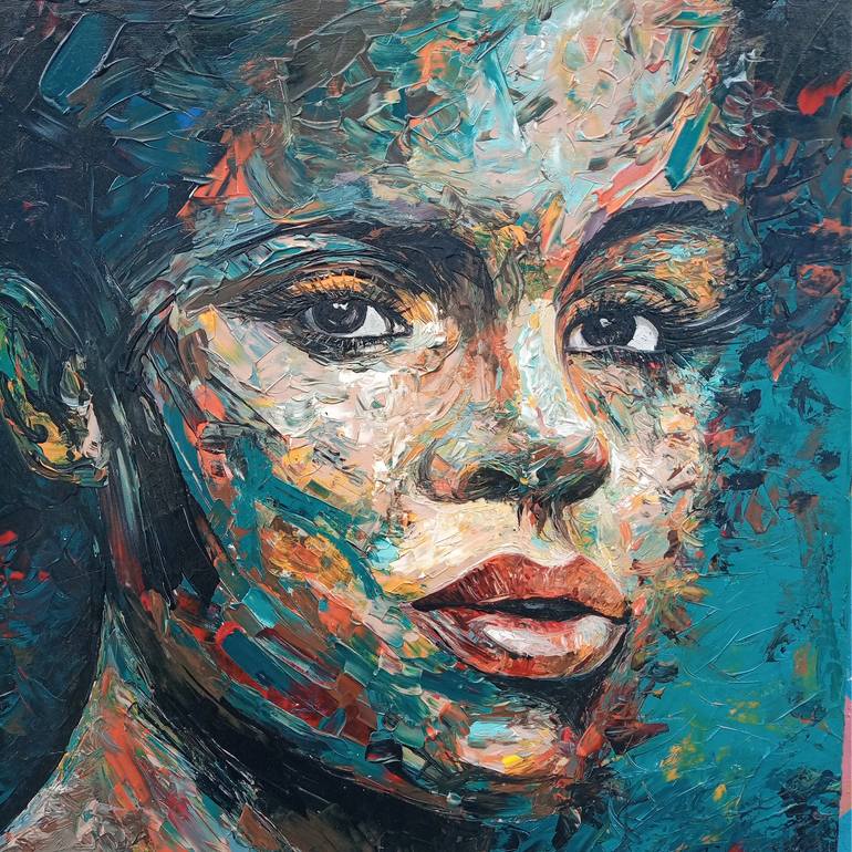 heartfelt hues Painting by Robinson Omweri | Saatchi Art