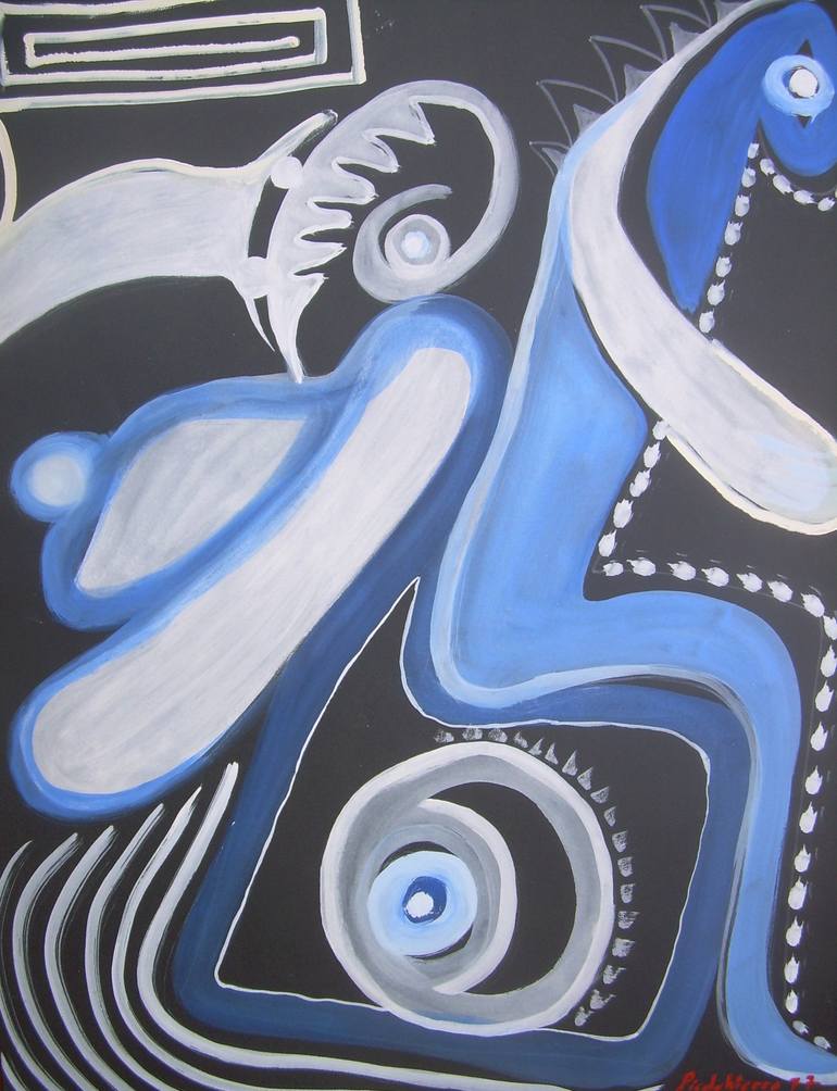 Dualidad. Painting by Rafael Piedehierro | Saatchi Art