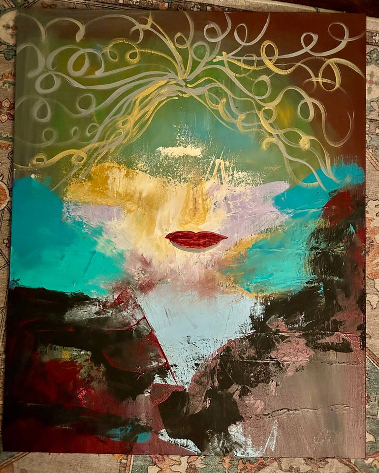 Self Portrait Painting by Laduska York | Saatchi Art