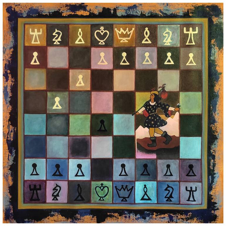 The Fool Painting by Sara B | Saatchi Art