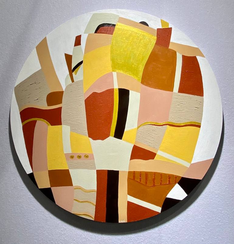 ROUND CANVAS 3 Painting by Artist Cami | Saatchi Art