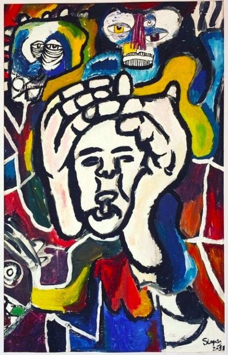 The Scream Painting by Sandro Lopes | Saatchi Art