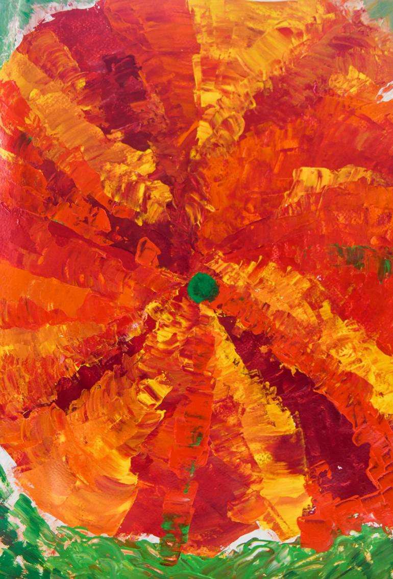 Flower of life Painting by Leyla Abas Tomova | Saatchi Art
