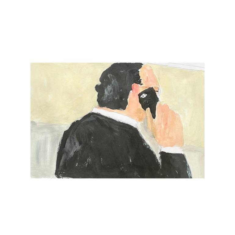 The Call Painting by Irfan Ajvazi | Saatchi Art
