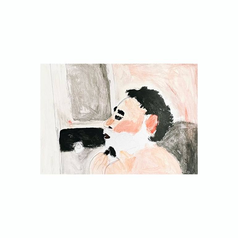 The Shave Painting by Irfan Ajvazi | Saatchi Art United Kingdom