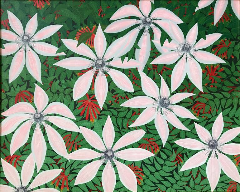 CLIMATIS Painting by Robert Pentelovitch | Saatchi Art