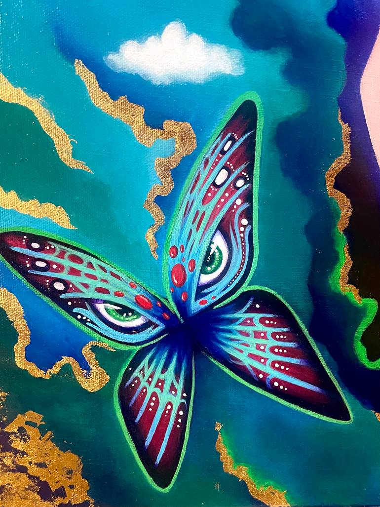 The Key To Life Painting by Amber Bair | Saatchi Art