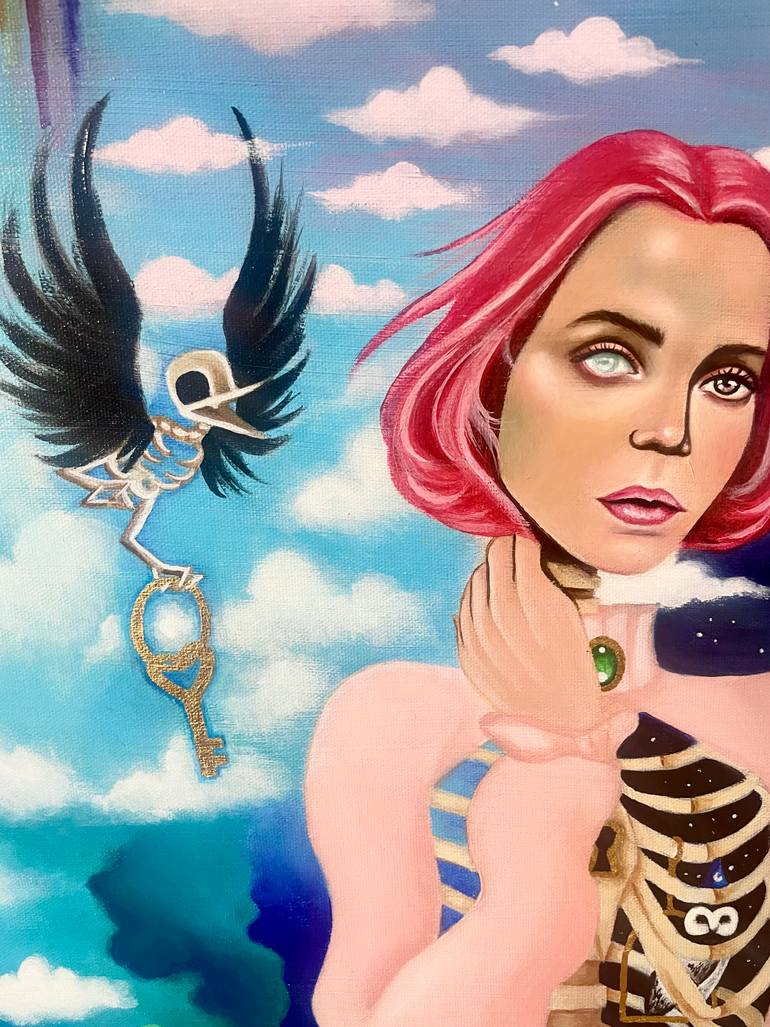 The Key To Life Painting by Amber Bair | Saatchi Art