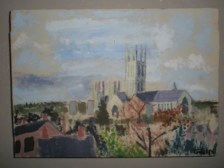 cathedral Painting by david lines | Saatchi Art