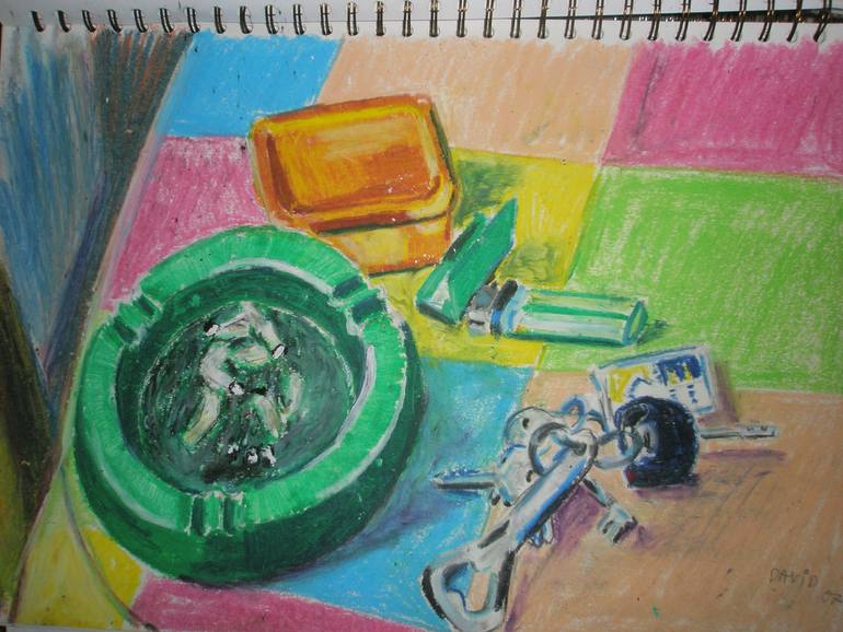 the keys Drawing by david lines | Saatchi Art