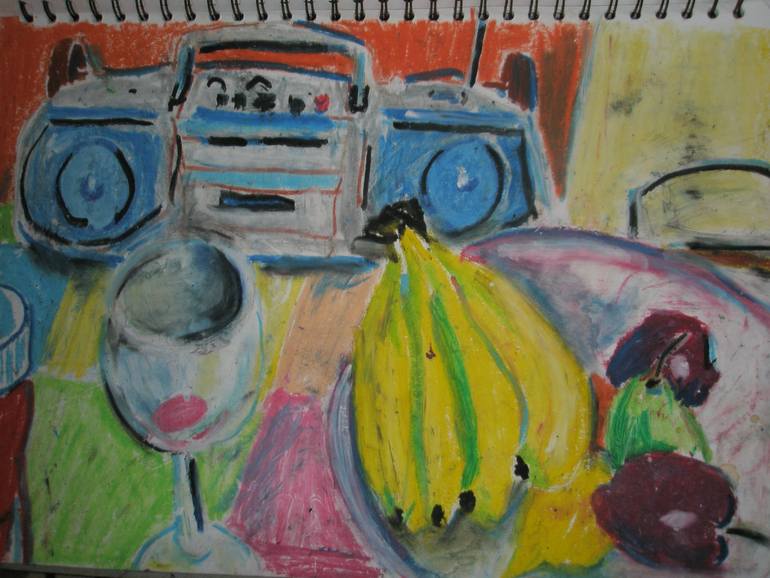 the radio Drawing by david lines | Saatchi Art