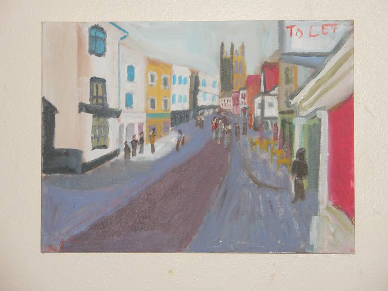 street view 3 canterbury Painting by david lines | Saatchi Art