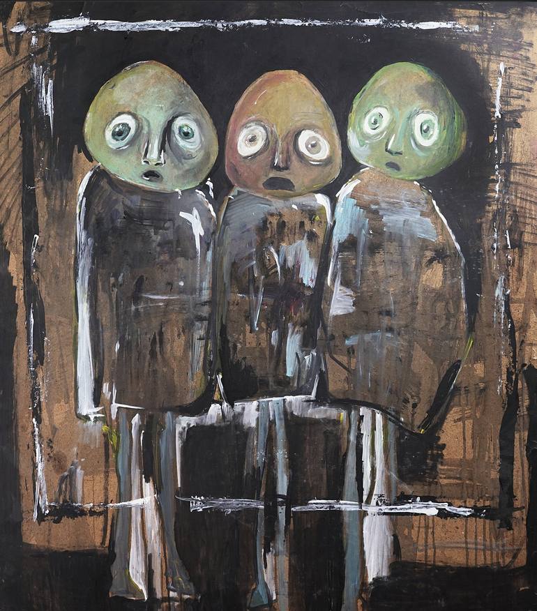 Consequences Painting by Eszter Mihut | Saatchi Art
