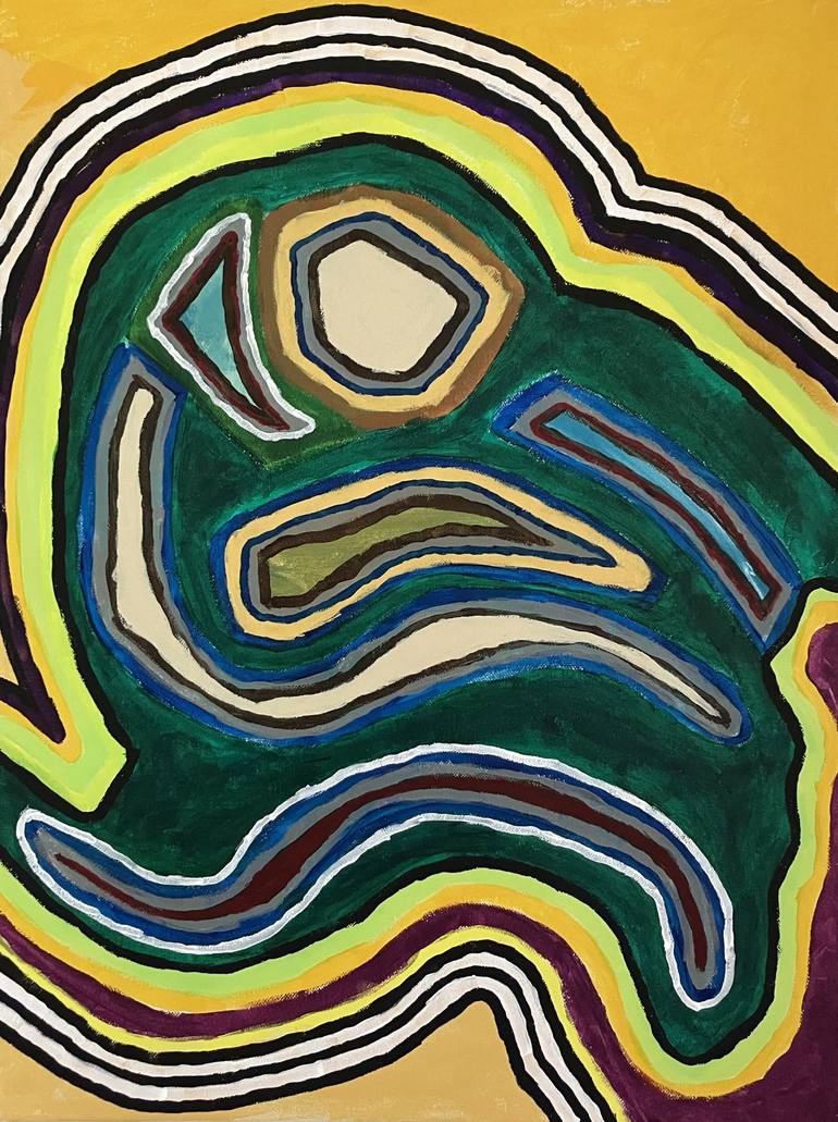 Totem Painting by Christopher Joseph | Saatchi Art