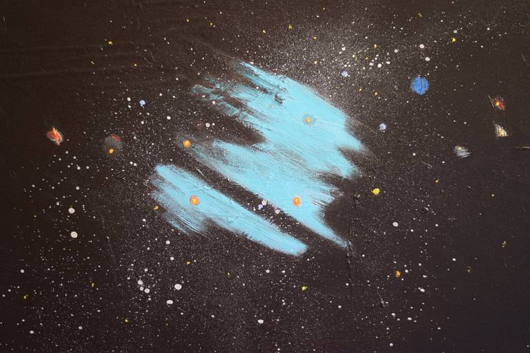 The New Galaxy Painting by Kálmán Nagy | Saatchi Art