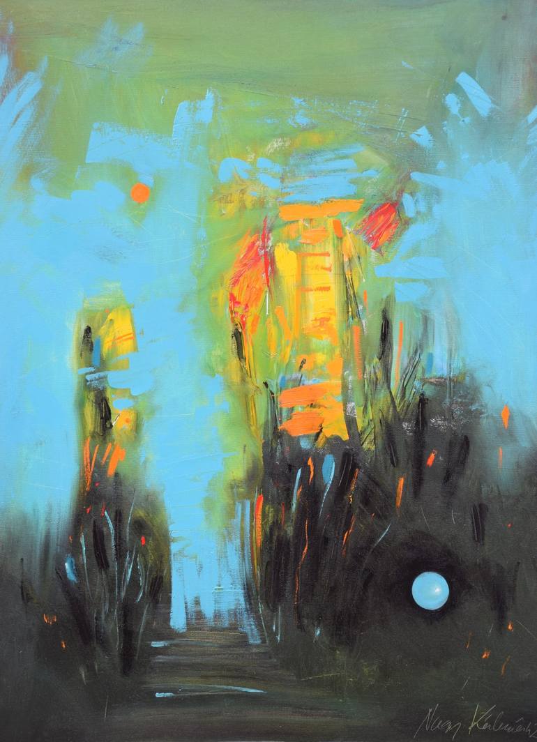 Valahol Painting by Kálmán Nagy | Saatchi Art