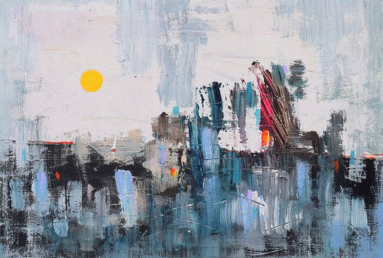 Tihany Painting by Kálmán Nagy | Saatchi Art