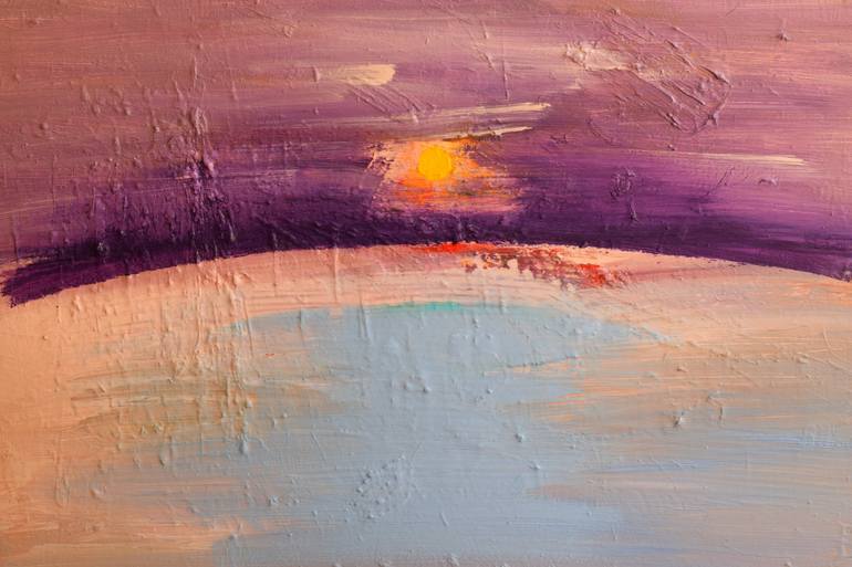 Sunset Painting by Kálmán Nagy | Saatchi Art