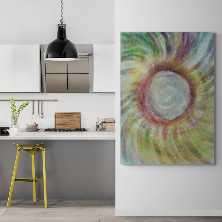 energy portraits #3 / radiant spiral Digital by Lya Helia | Saatchi Art