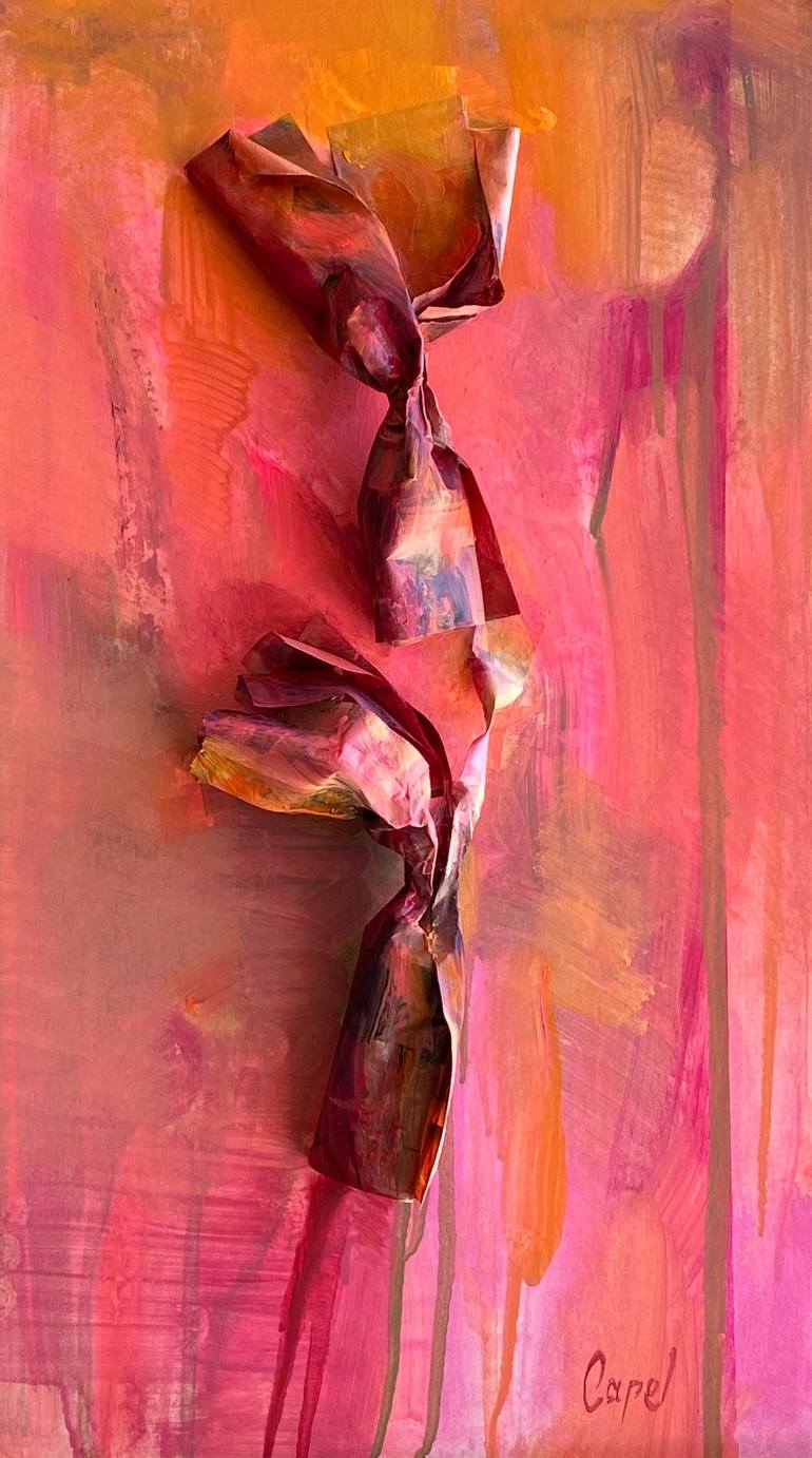 Abstraction in pink Painting by Antonio Capel | Saatchi Art