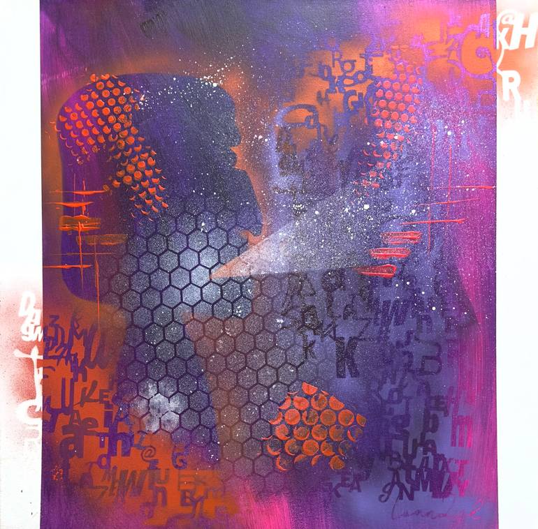 The Ancients Shouting Painting by Len Van Zyl | Saatchi Art