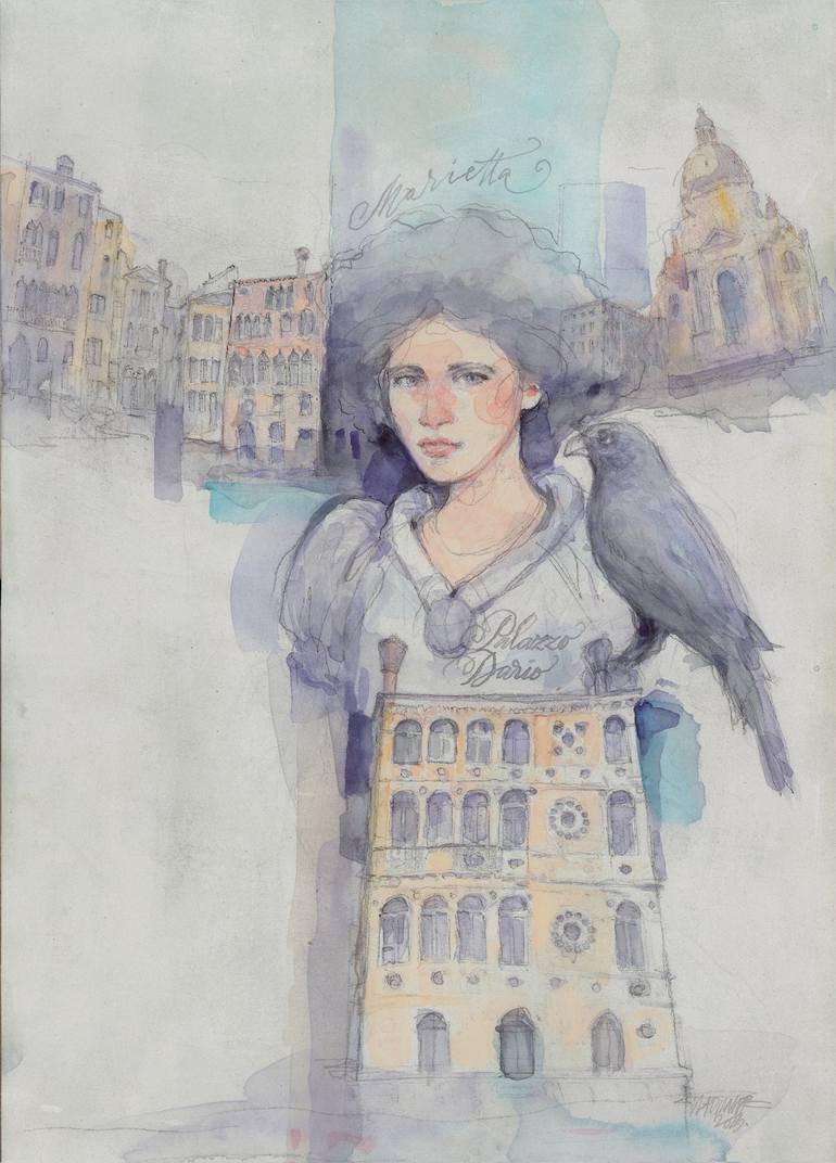 Marietta, the first owner of Palazzo Dario Painting by VladimiRR aka ...