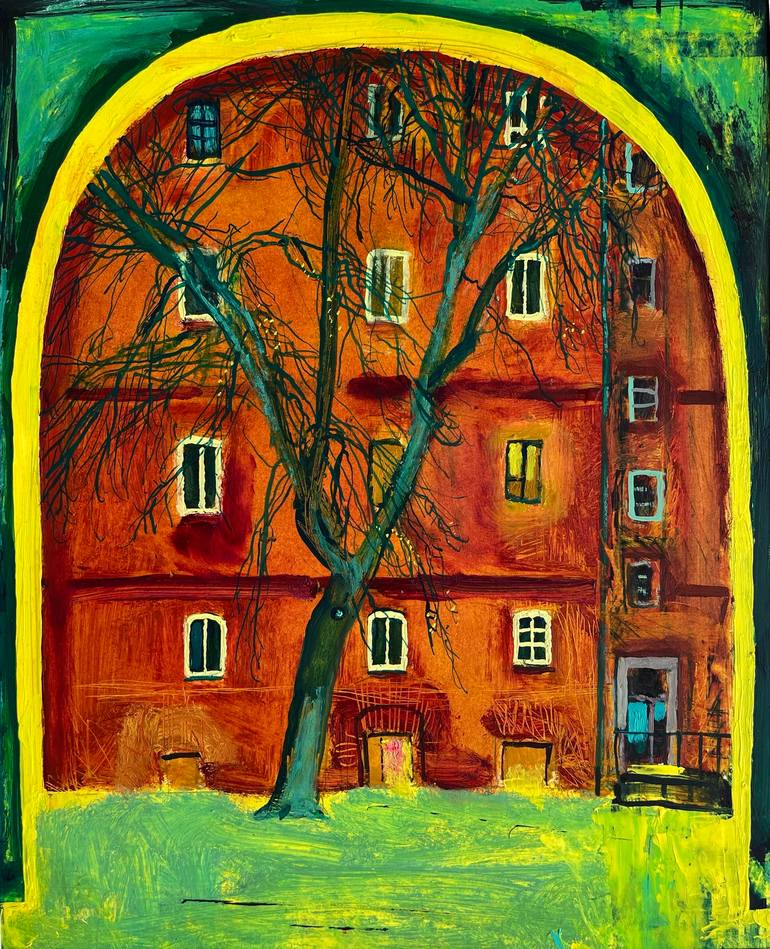 yard Painting by Mikhail Mishuk | Saatchi Art