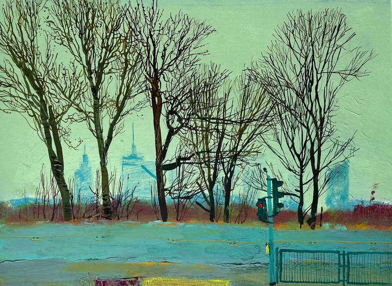 Warsaw Painting by Mikhail Mishuk | Saatchi Art