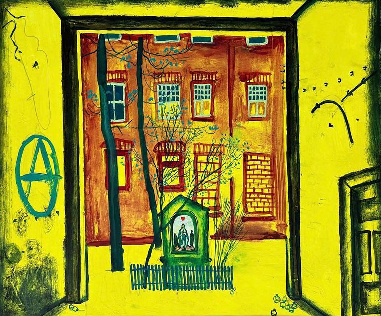 Polish patio Painting by Mikhail Mishuk | Saatchi Art