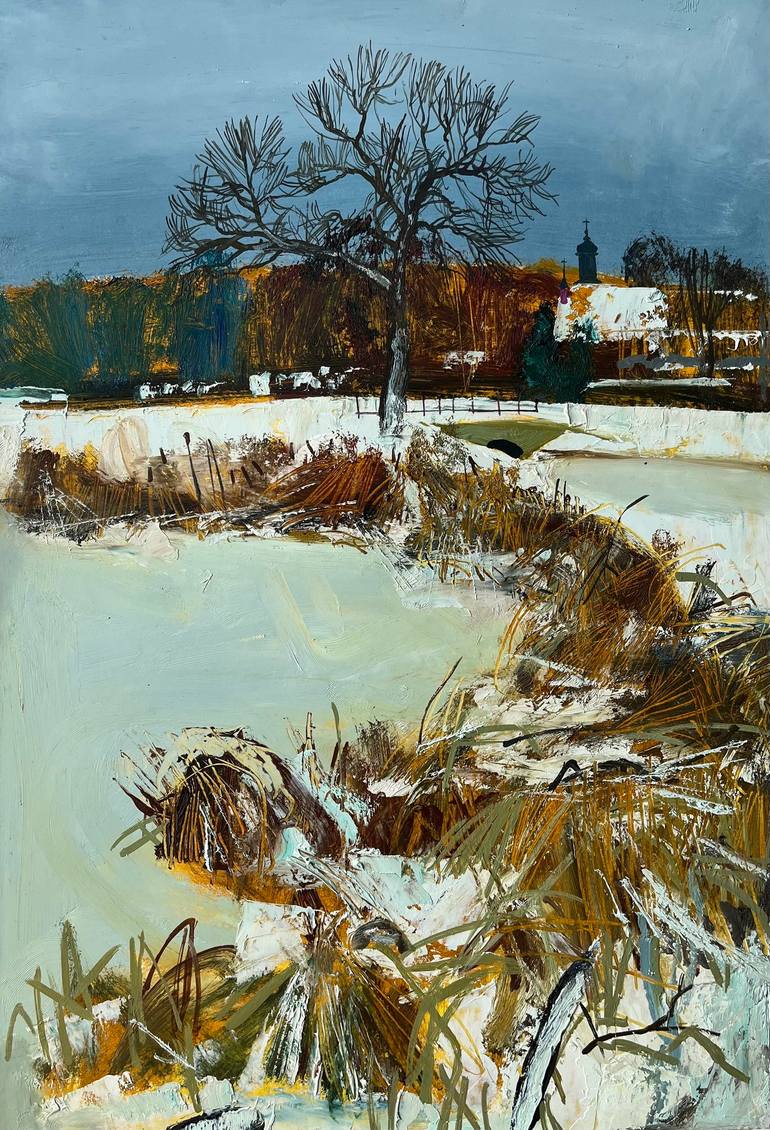 Winter Painting by Mikhail Mishuk | Saatchi Art