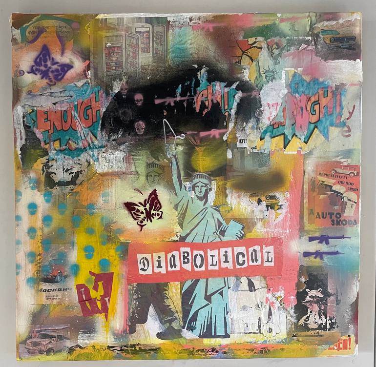 Diabolical Liberty Painting by Ben Mellor | Saatchi Art