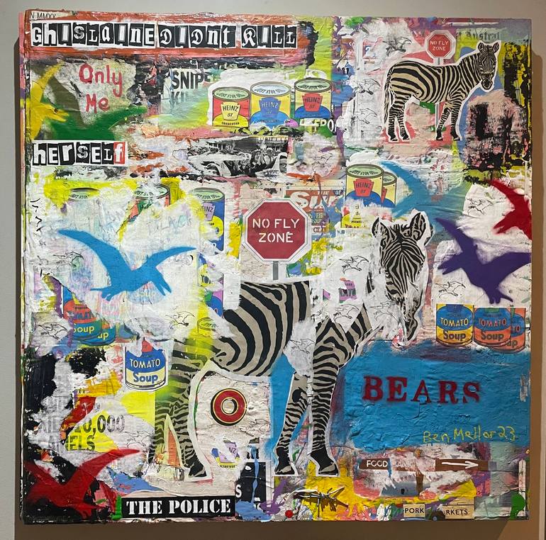 Ghislaine didn’t Kill Herself Painting by Ben Mellor | Saatchi Art