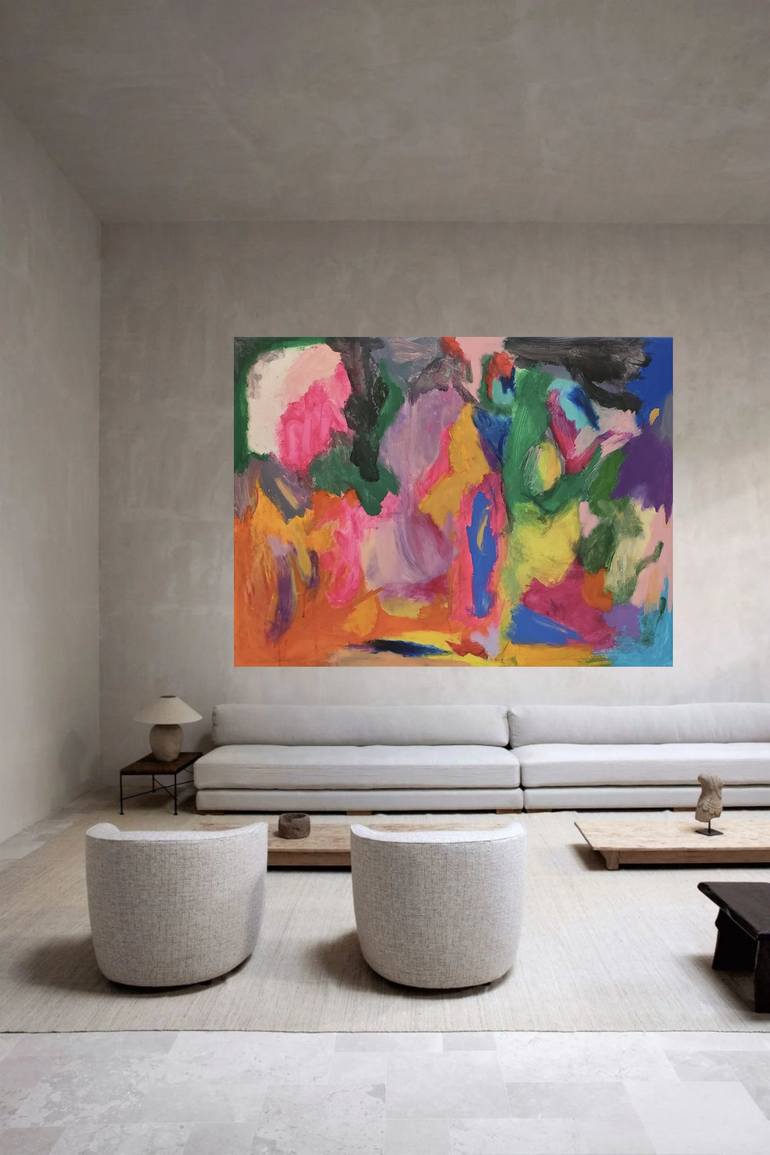 Talking To The Sky Painting by Zermina Khan | Saatchi Art