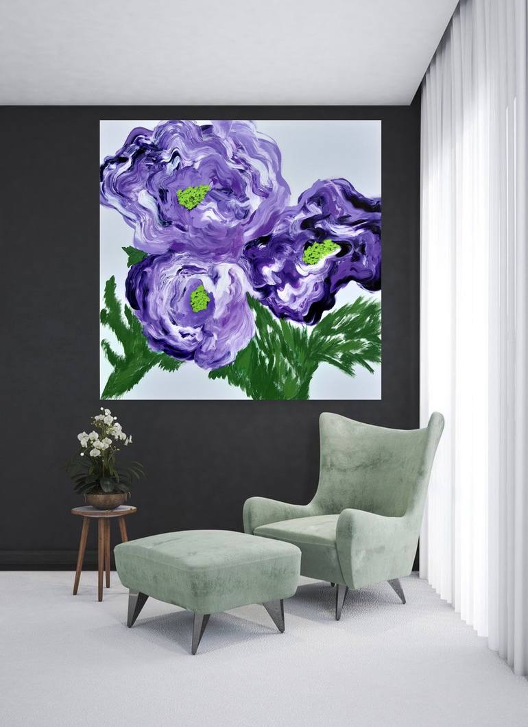 Sugar My Plum Painting by Zermina Khan | Saatchi Art